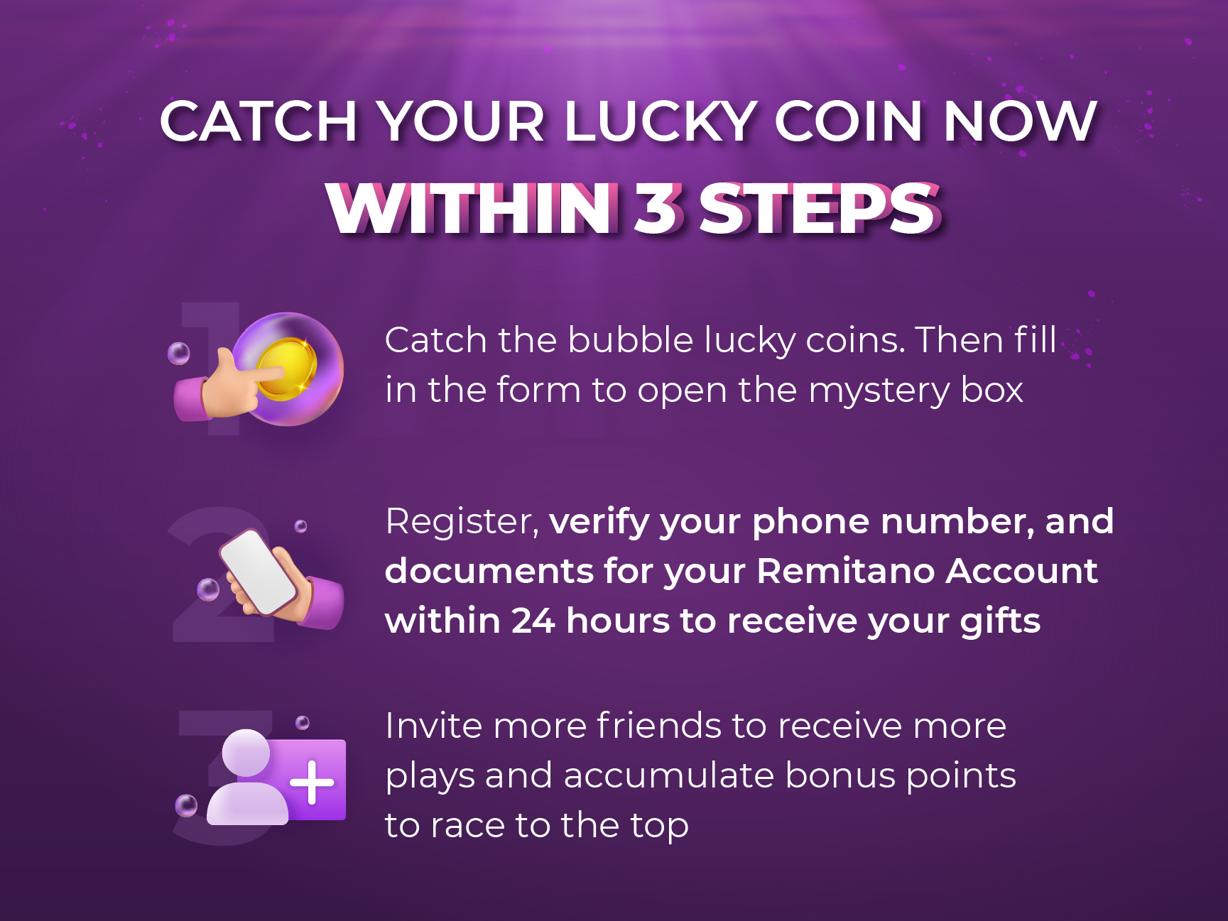 Lucky Coins - Own your very first coin with just 1 click