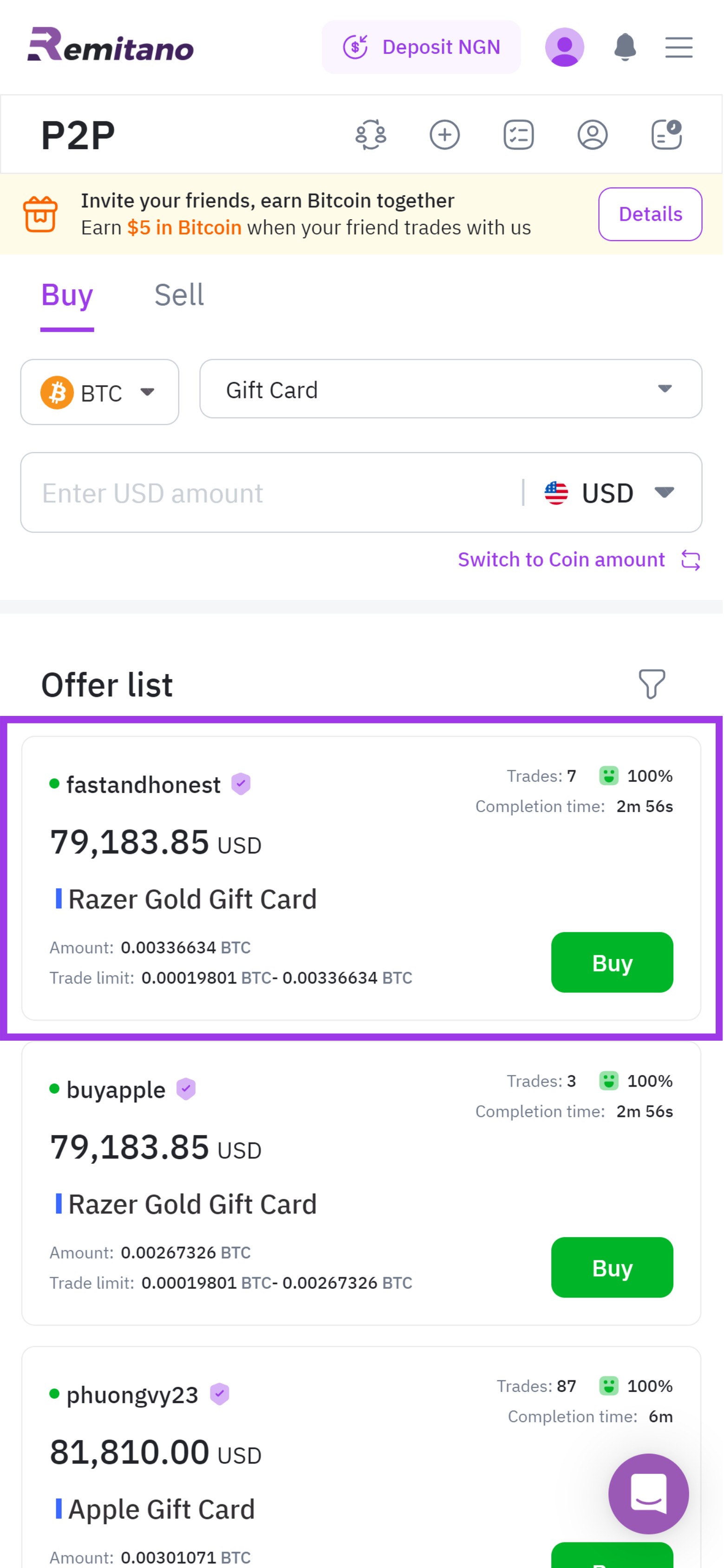 Methods to Buy & Sell Crypto: BTC, ETH, USDT with Gift Cards