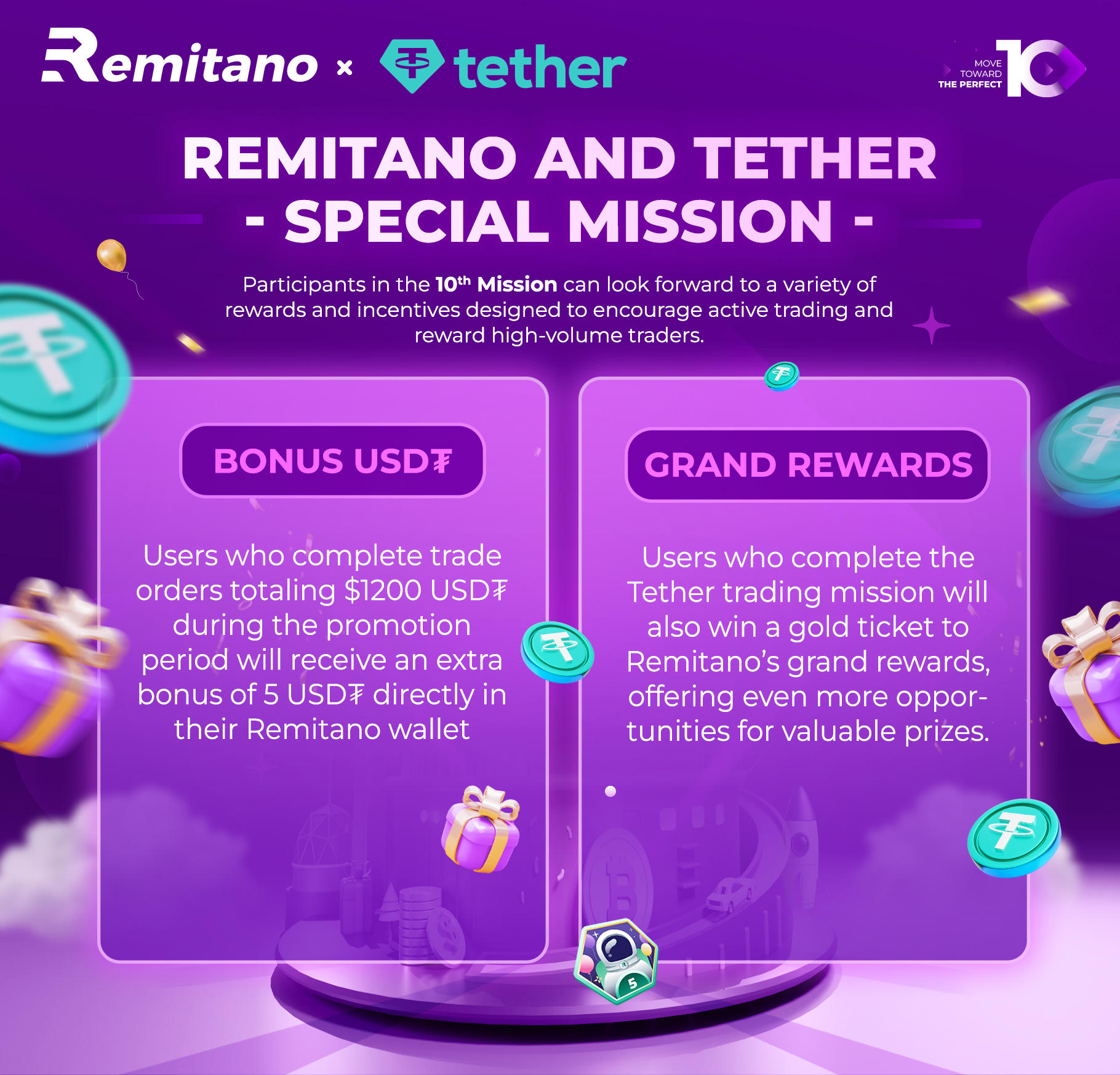 Celebrating a Decade of Excellence: Remitano and Tether (USD₮) Forge a ...