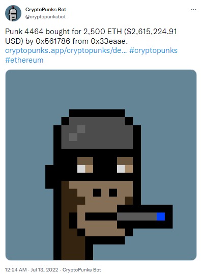 CryptoPunk Sales leads Monthly Charts as Other Blue-Chip NFT ...