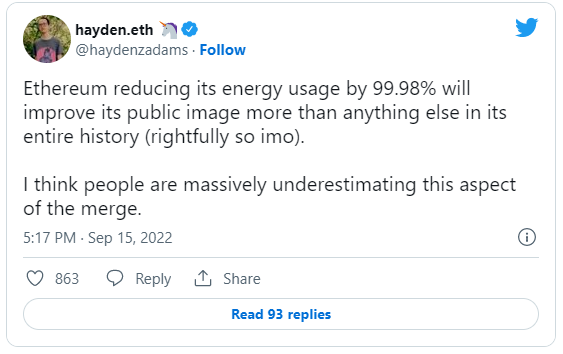 Ethereum Merge: Community reacts with memes, GIFs and tributes